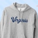 Virginia Hoodie Cute Virginia Sweater Virginia Lover Gift - Etsy