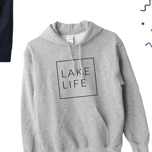 Lake Life Hoodie / Cute Lake Life Sweater / Lake Love Gift / Lake Lover ...