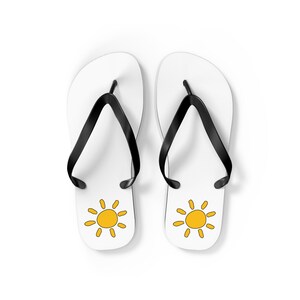 Sun Sunshine Flip-flops, Cute Sunshine Flip Flops Sandals, Sunshine ...