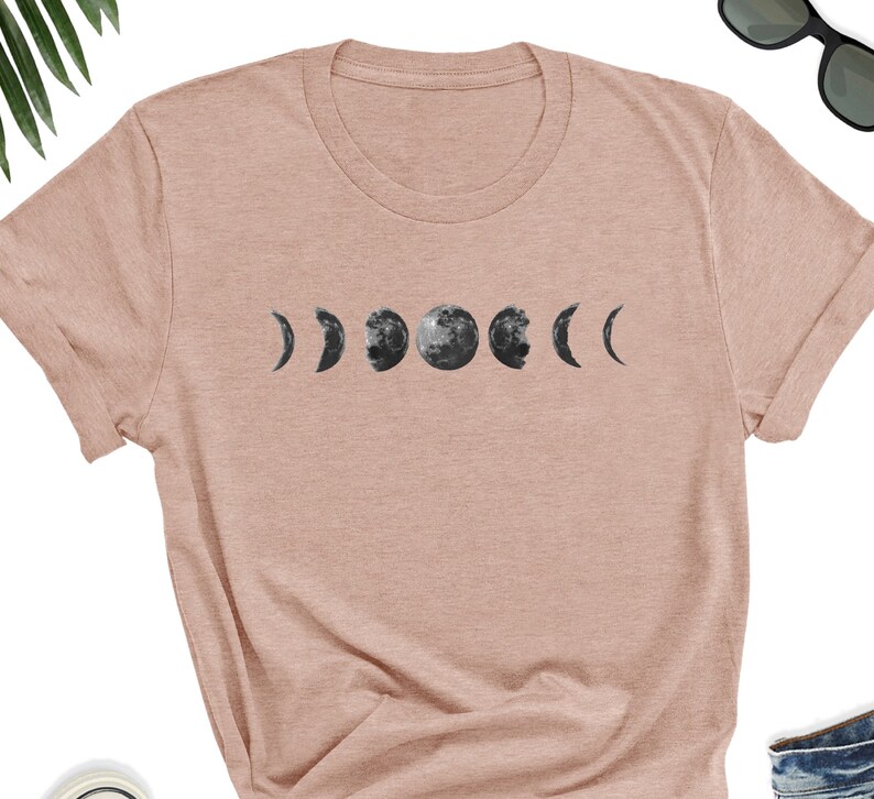 Moon Phases Shirt / Moon Shirt / Moon Phases / Unisex Shirt - Etsy