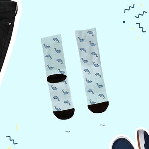 Dolphin Socks, Cute Dolphin Socks, Dolphin Socks, Dolphin Ocean Lover Socks, Cute Dolphin Socks ...