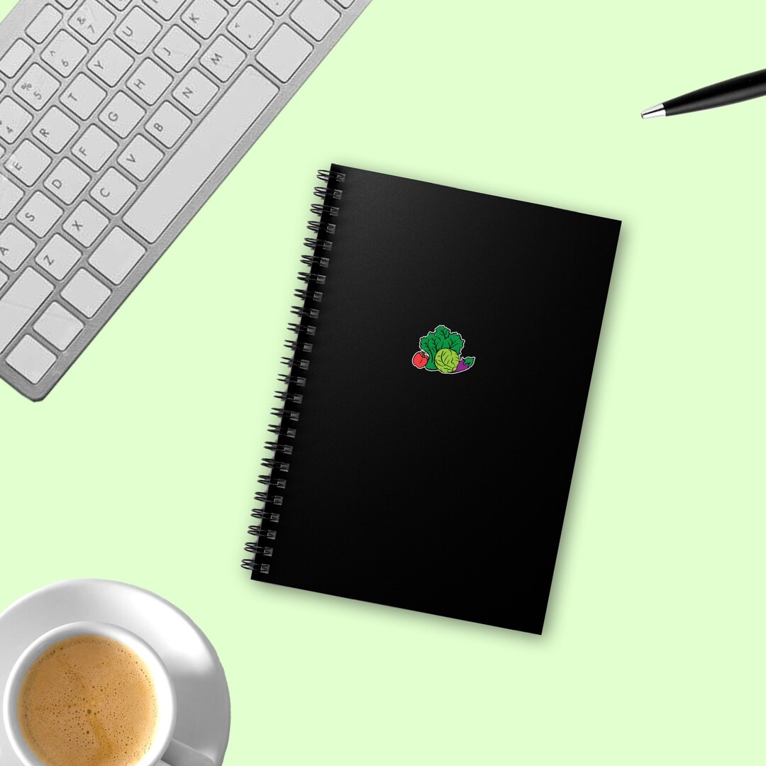 Vegetables Journal Spiral Notebooks, Vegetables Journal, Gift for ...