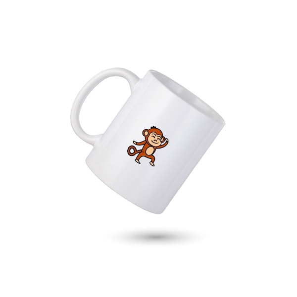 Monkey Mug - Etsy