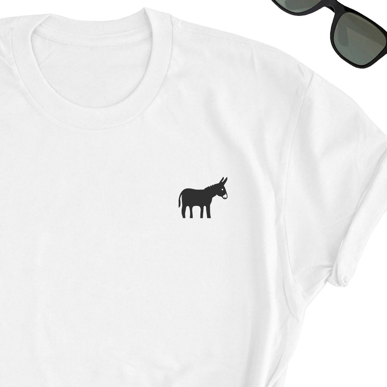 Donkey Shirt // Donkey T-shirt // Cute Donkey Tee // Donkey Top ...