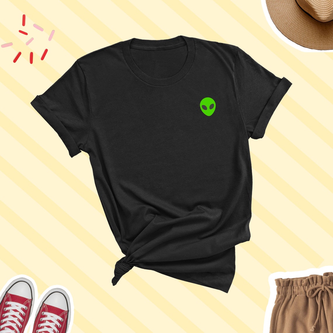 Alien Shirt, Alien Face Shirt, Alien Gift, Alien T-shirt, Alien Lover ...