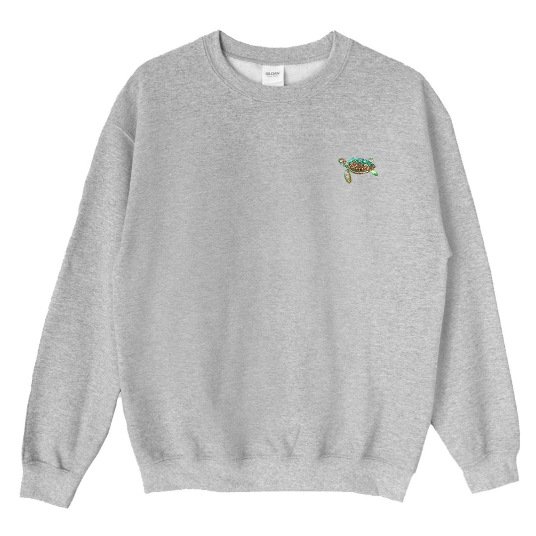 Turtle Sweatshirt, Turtle Lover Sweater, Sea Turtle Sweater, Sea Turtle ...