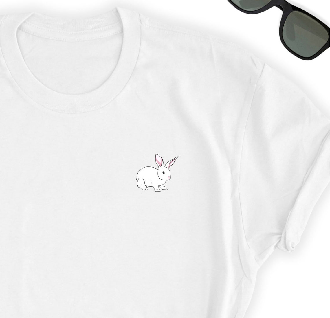 Rabbit Shirt // Bunny Shirt // Cute Bunny Tee // Bunny Top // | Etsy