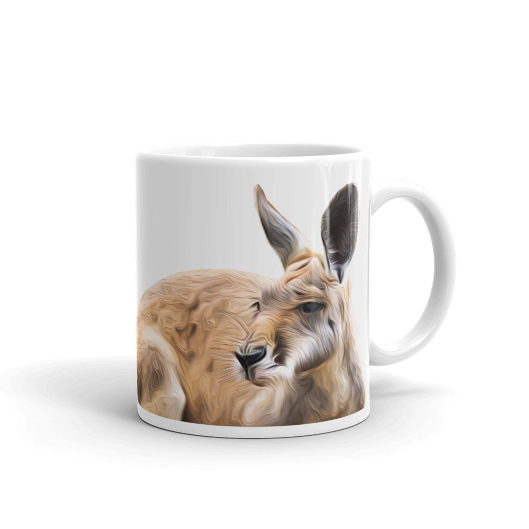 Kangaroo Custom Coffee Cup, Kangaroo Personalized Mug, Kangaroo Custom ...