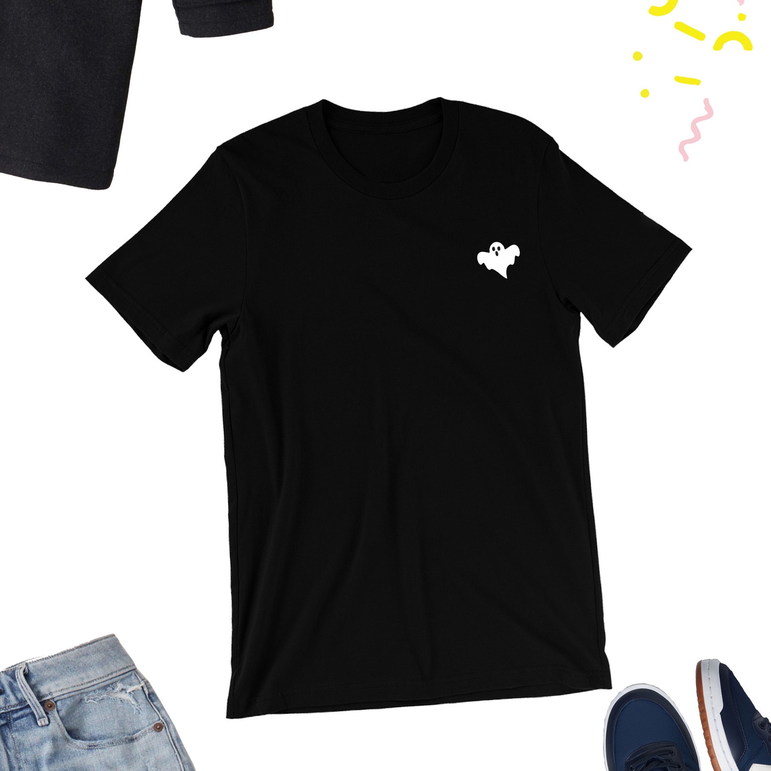 Ghost Halloween shirt Ghost Icon Shirt Ghost Halloween icon | Etsy