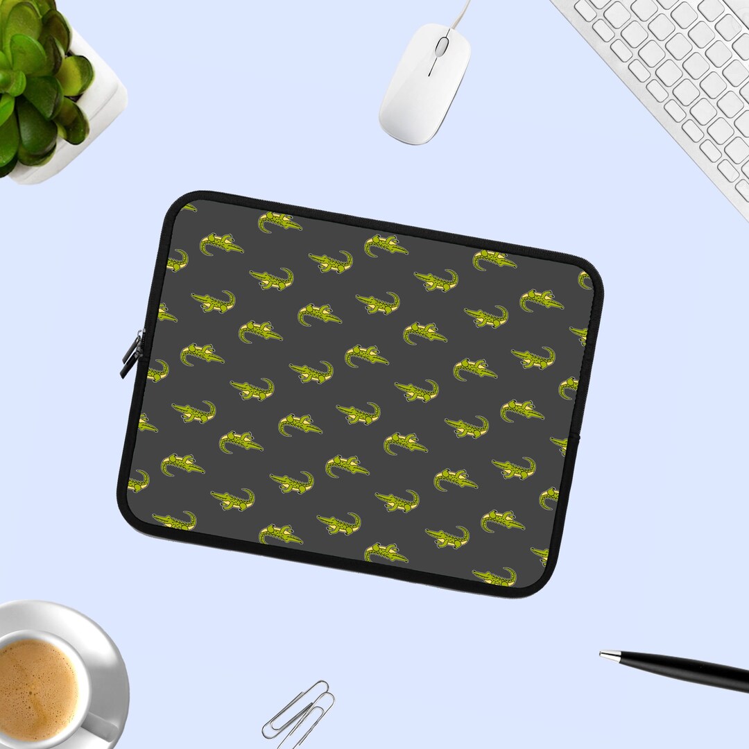 Crocodile Laptop Sleeve, Alligator Laptop iPad Sleeve, Gator Gift ...