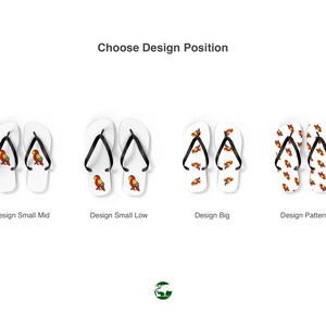 Parrot Flip-flops, Cute Parrot Bird Flip Flops Sandals, Parrot Gift ...