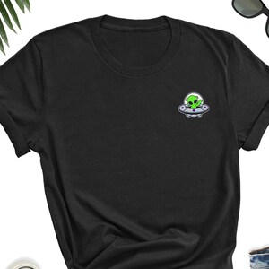 Alien Shirt, Cute Alien Spaceship Lover T-shirt, Alien Tee Shirt, Alien ...