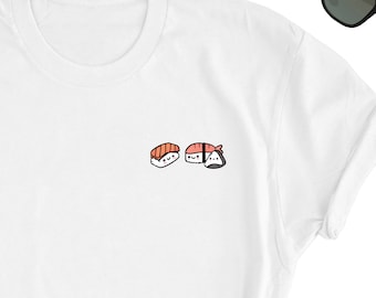 Sushi Icon Shirt, Sushi Lover T-shirt, Cute Sushi Icon T-shirt, Sushi ...