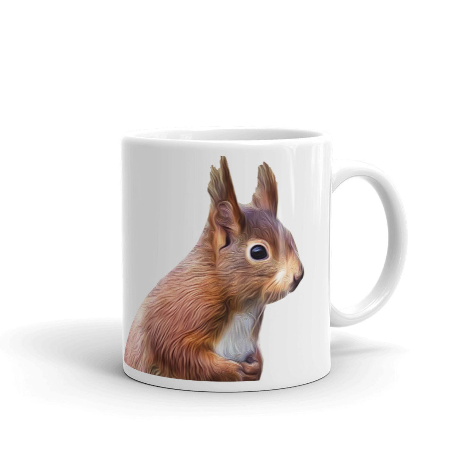 Squirrel Coffee Mug Squirrel Personalized Mug Squirrel - Etsy