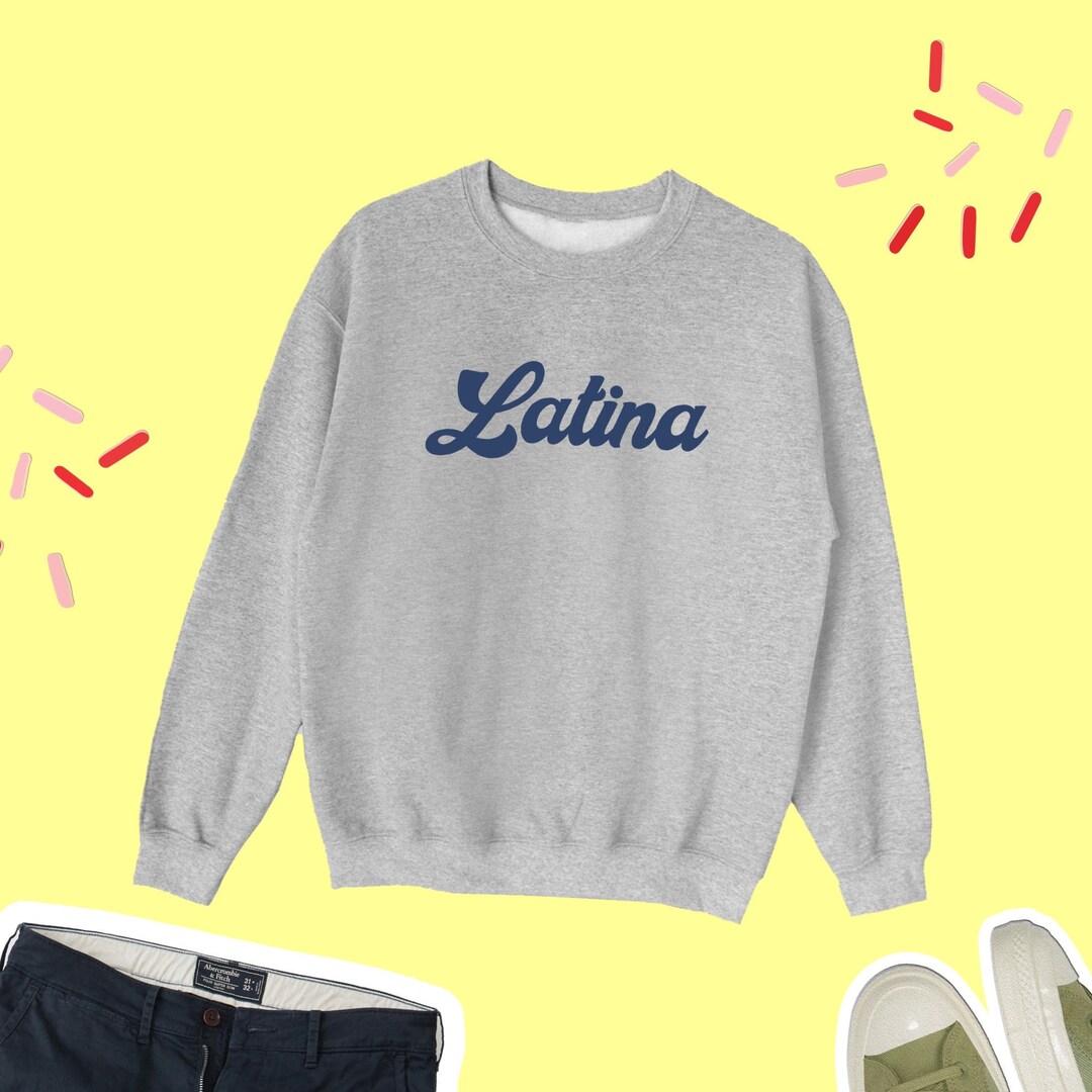 Latina Vintage Sweatshirt / Latina Gift / Latina Sweater / Cute Latina ...
