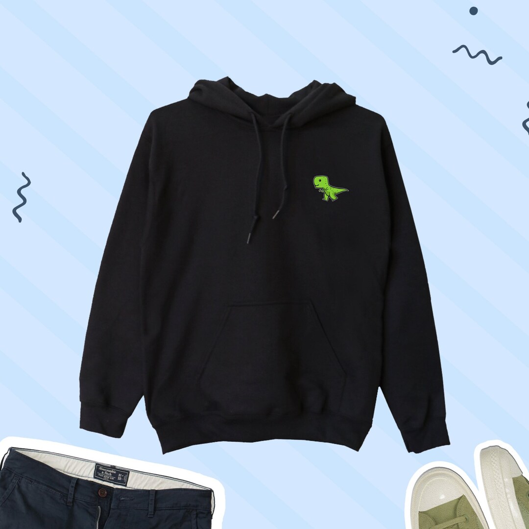 T-rex Hoodie, Dinosaur Hoodie, Super Cute T-rex Hooded Sweater, T-rex ...