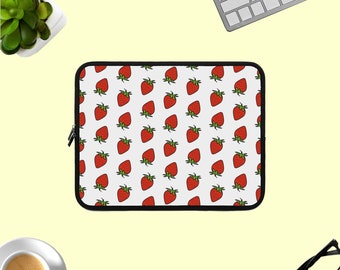 Strawberry Laptop Sleeve - Etsy