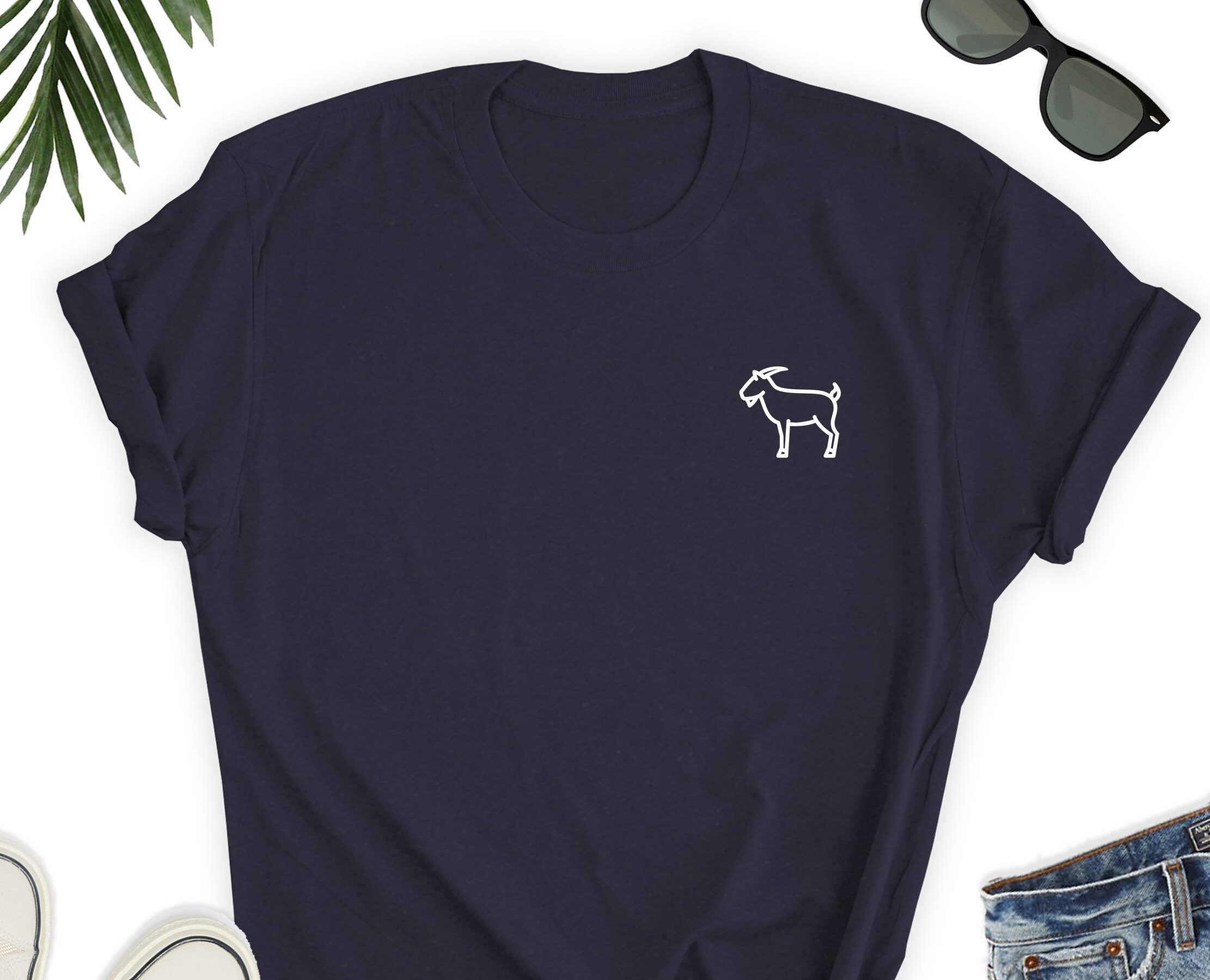 Goat Shirt the Goat Shirt Goat Icon T-shirt Greatest of All | Etsy