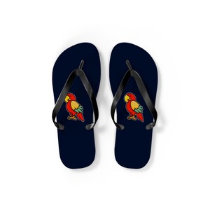 Parrot Flip-flops, Cute Parrot Bird Flip Flops Sandals, Parrot Gift ...