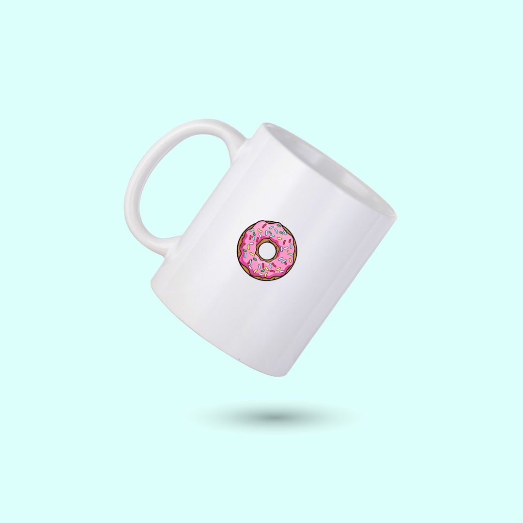 Donut Coffee Mug, Personalized Donuts Lover Mug, Custom Coffee Cup ...