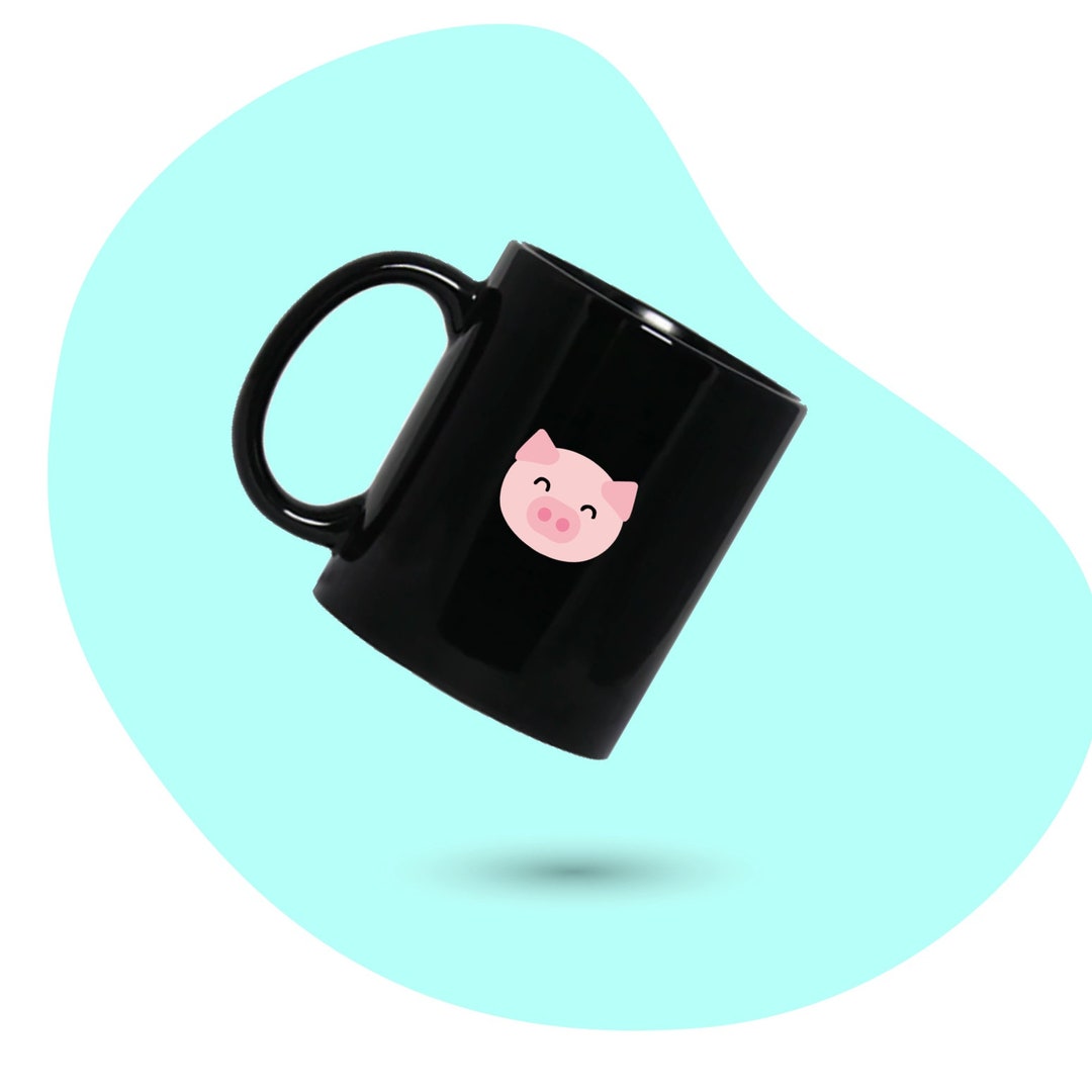 Pig Coffee Mug Pig Personalized Mug Cute Pig Coffee Cup Pig - Etsy