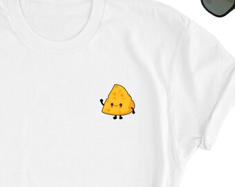 Cheese Shirt, Fun Cheese Icon Tee Shirt, Cheese Tee Top, Cute Cheese T ...