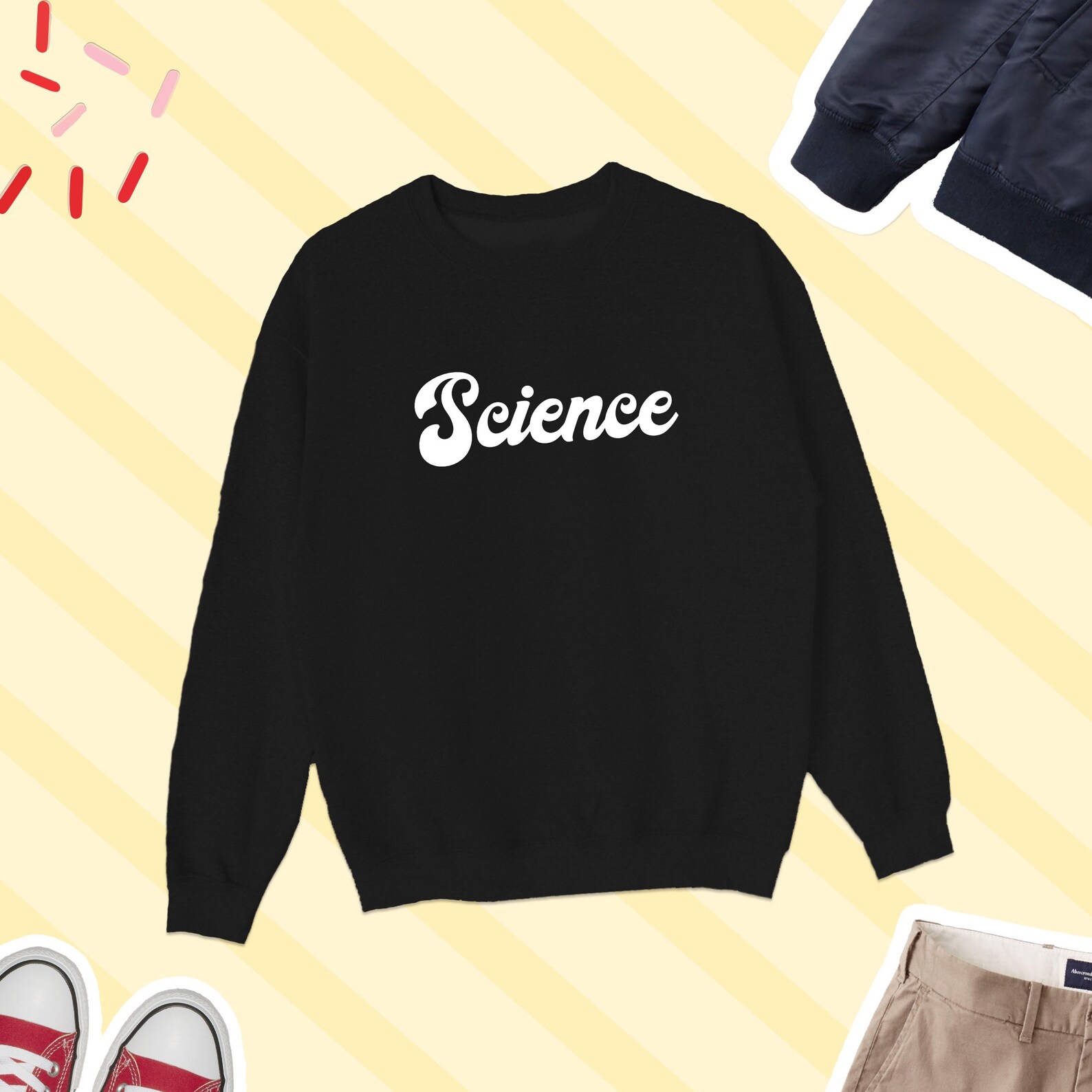 Science Sweatshirt Cute Science Sweater Science Lover | Etsy