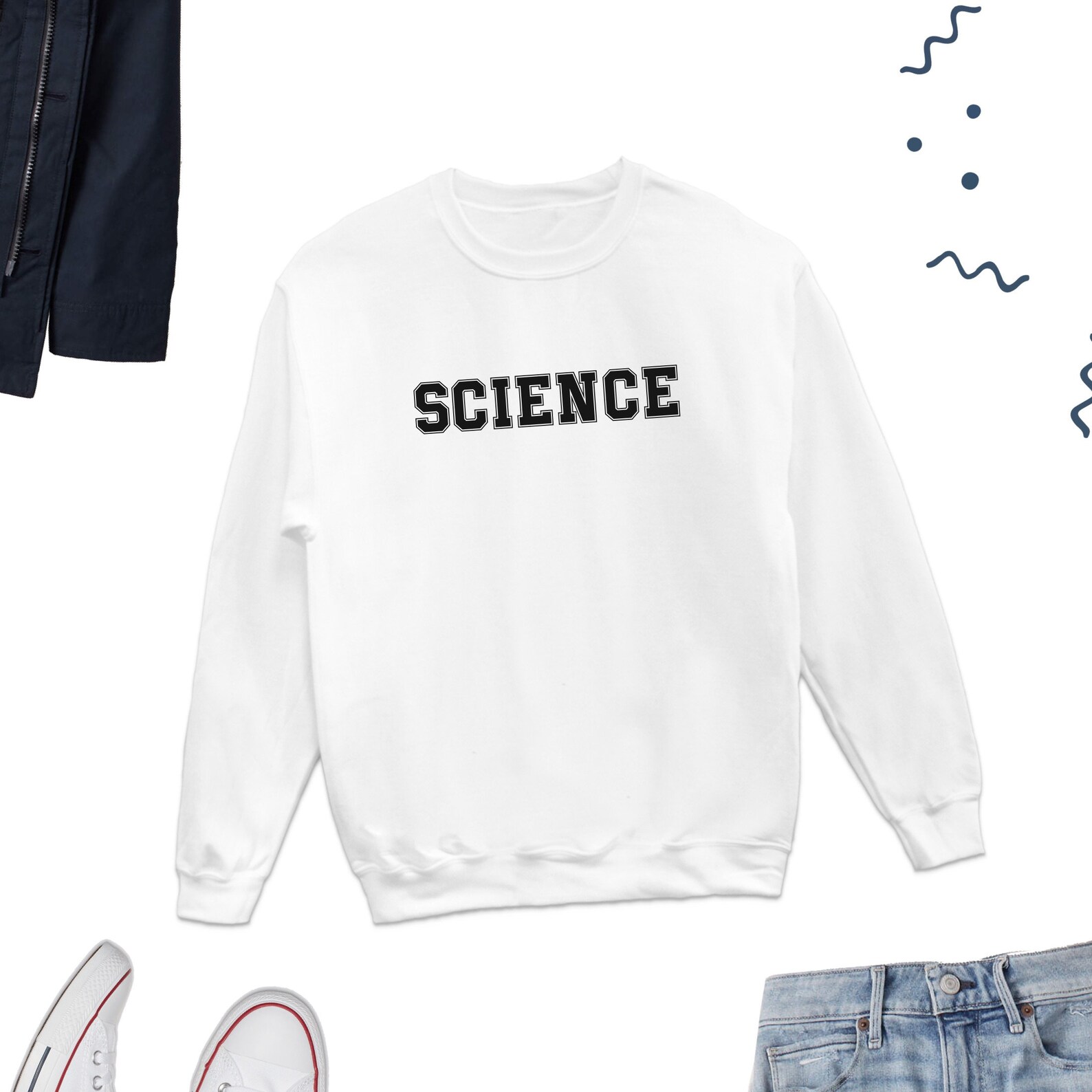Science Sweatshirt Cute Science Sweater Science Lover - Etsy