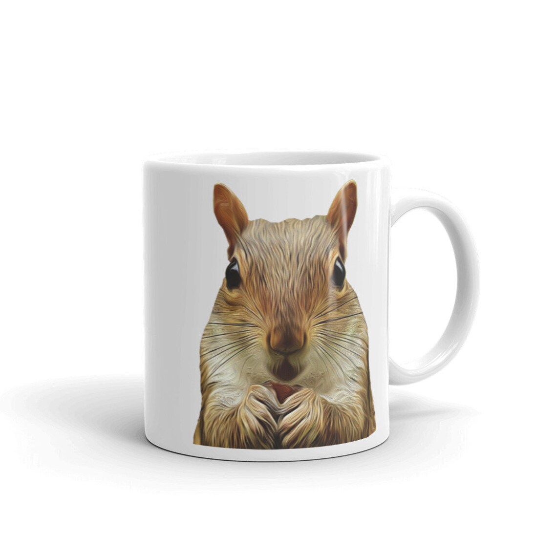Squirrel Coffee Mug Squirrel Personalized Mug Squirrel | Etsy