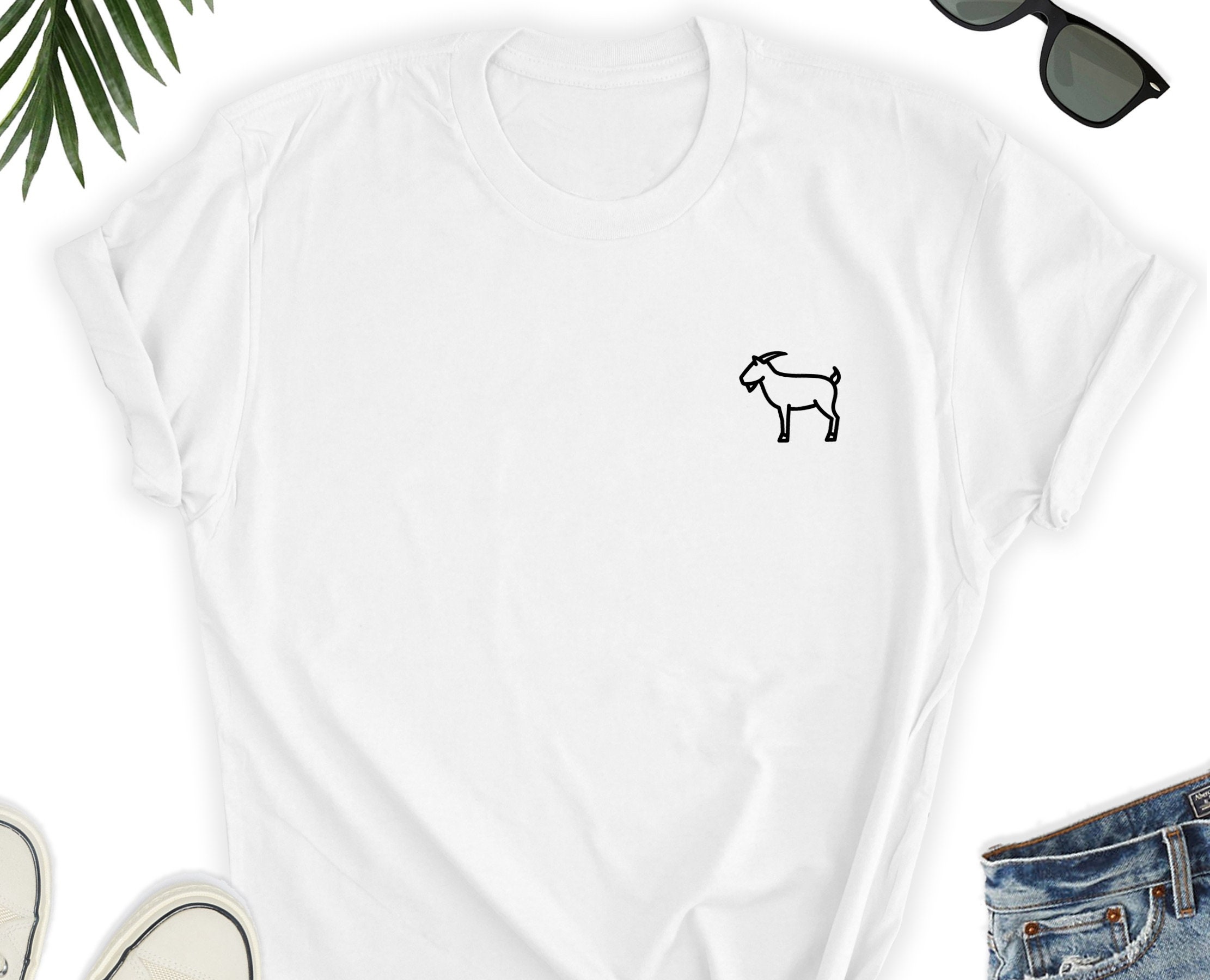 Goat Shirt the Goat Shirt Goat Icon T-shirt Greatest of All | Etsy