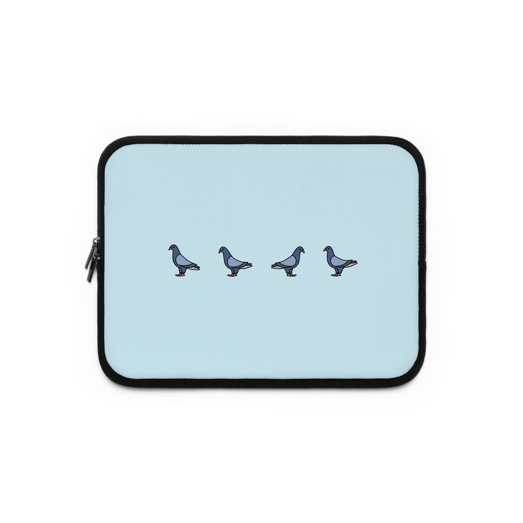 Pigeon Bird Laptop Sleeve, Cute Pigeon Bird Laptop iPad Sleeve, Bird ...