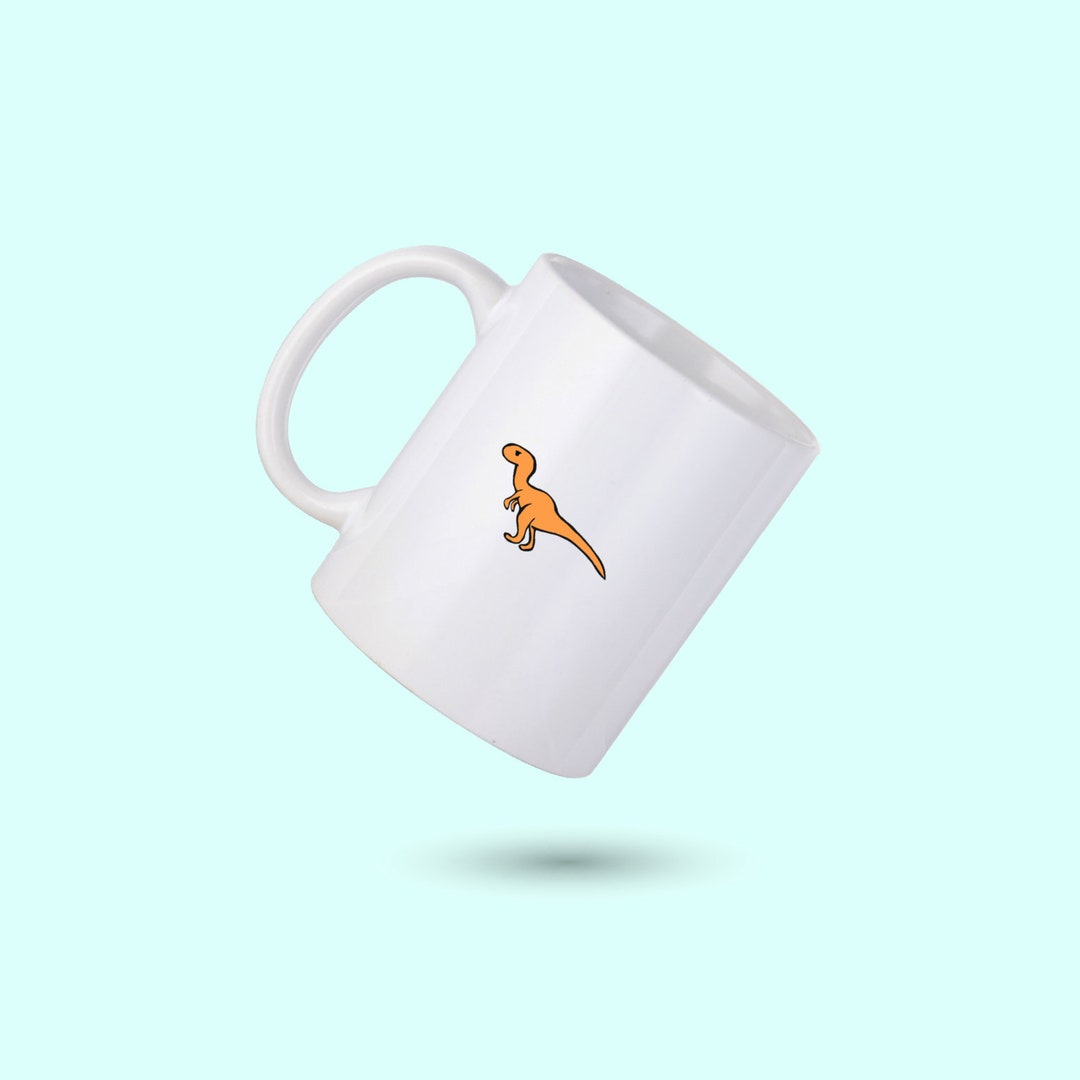 T-rex Coffee Mug, T-rex Personalized Mug, Dinosaur Coffee Cup, T-rex ...