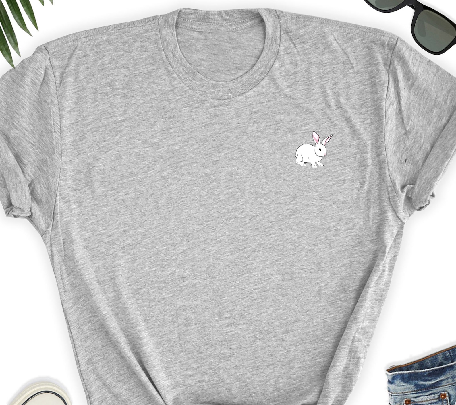 Rabbit Shirt // Bunny Shirt // Cute Bunny Tee // Bunny Top // - Etsy