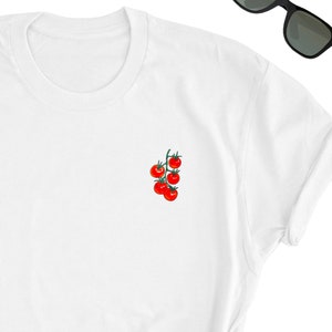 Tomato Shirt, Tomato Icon Lover T-shirt, Tomato Tee Shirt, Tomato Icon ...