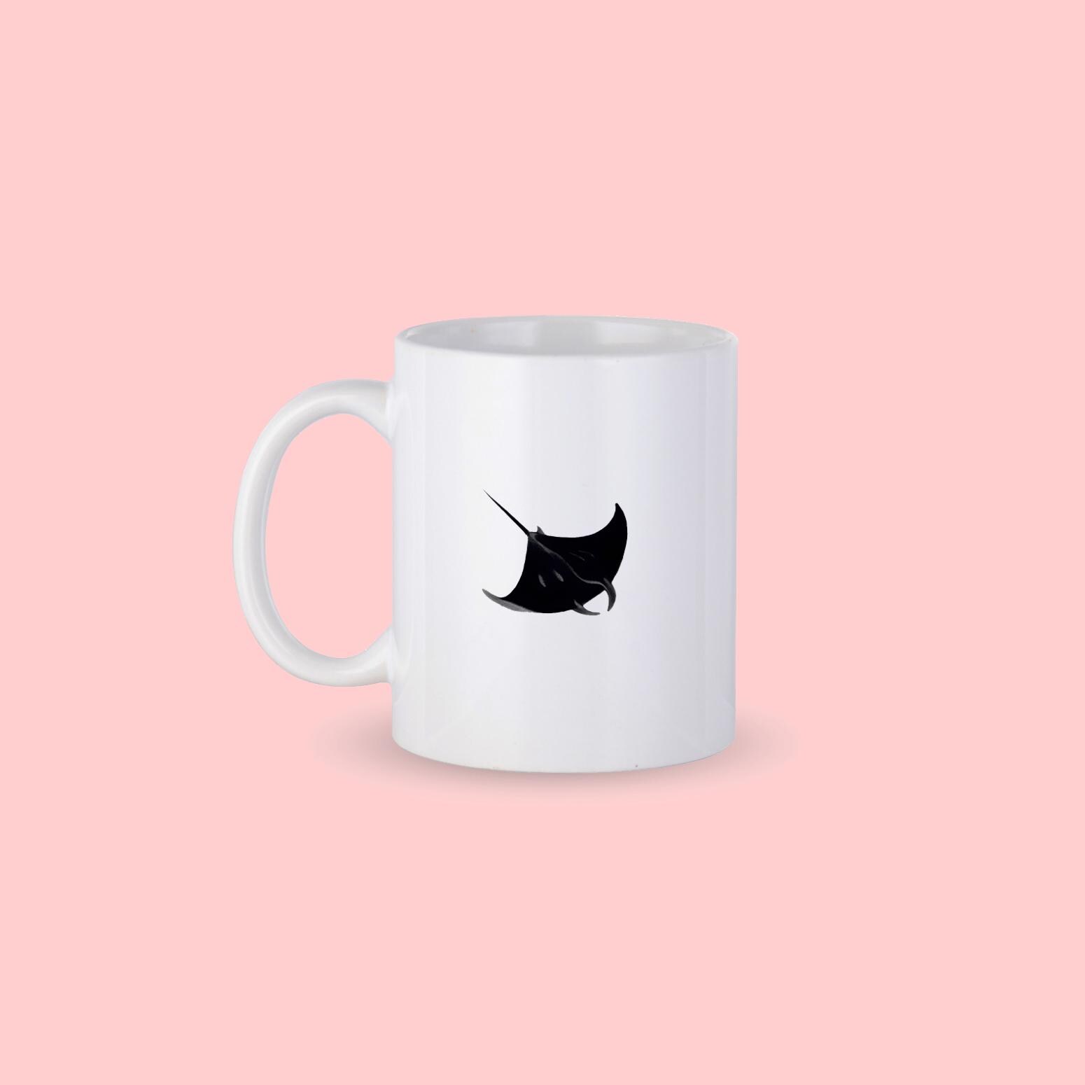 Manta Ray Coffee Mug, Stingray Personalized Mug, Cute Ocean Lover ...
