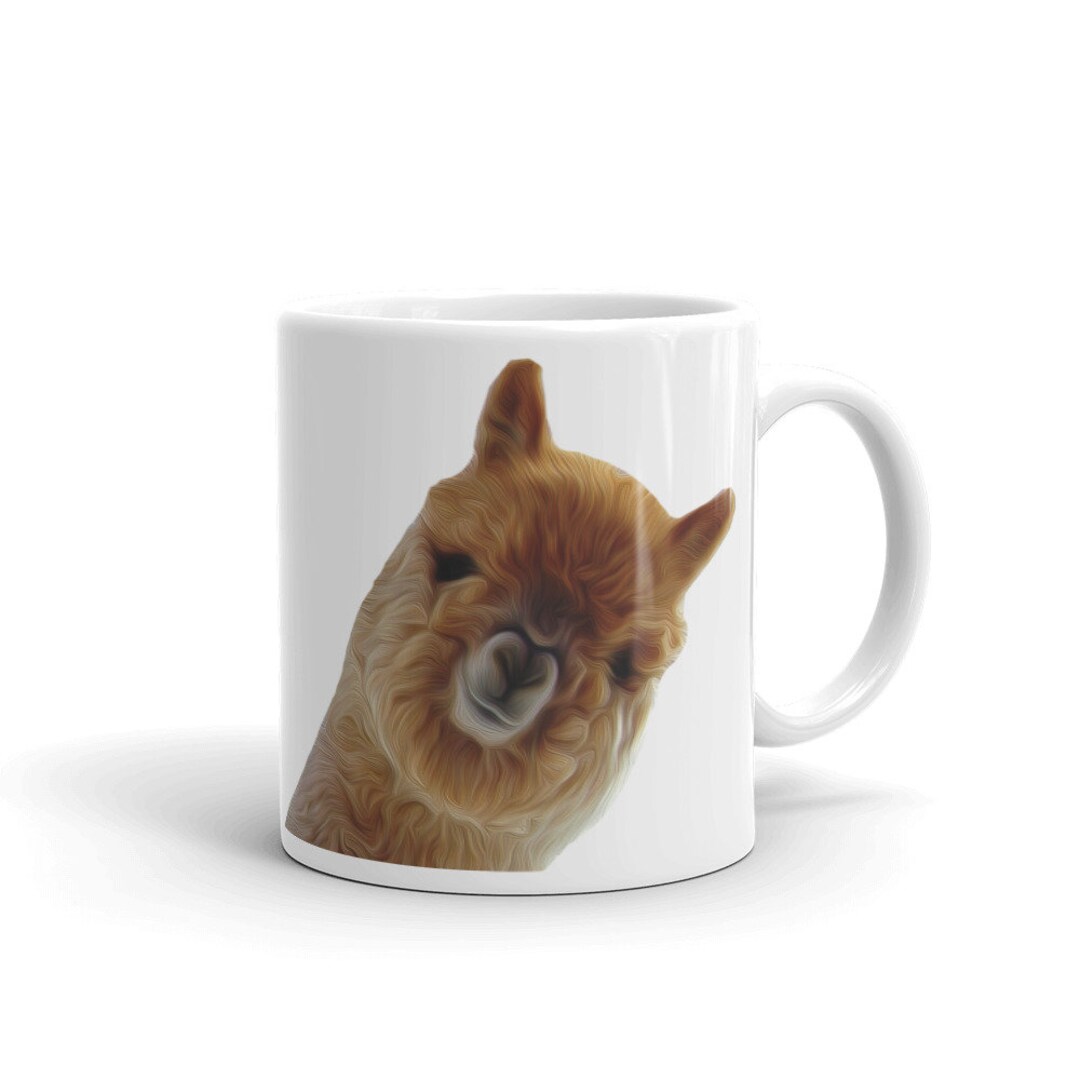 Llama Coffee Mug, Llama Personalized Mug, Llama Design Coffee Cup ...