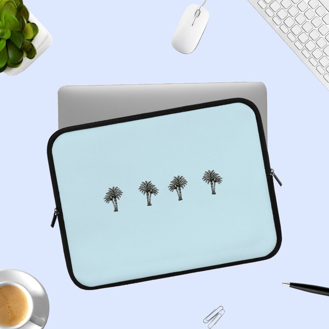 Palm Tree Laptop Sleeve, Palm Trees Laptop iPad Sleeve, Palms Icon Gift ...