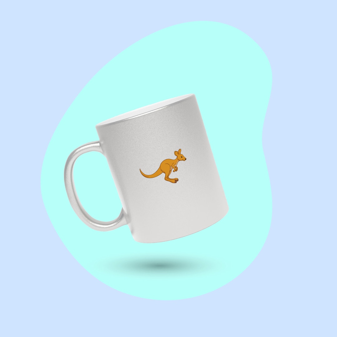 Kangaroo Coffee Mug, Kangaroo Personalized Mug, Cute Kangaroo Coffee ...