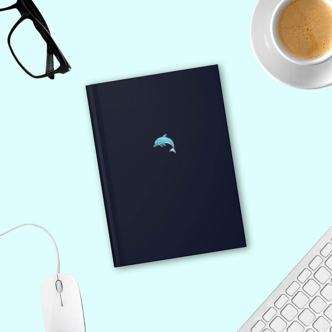 Dolphin Journal Spiral Notebooks, Dolphins Ocean Lover Journal, Gift ...