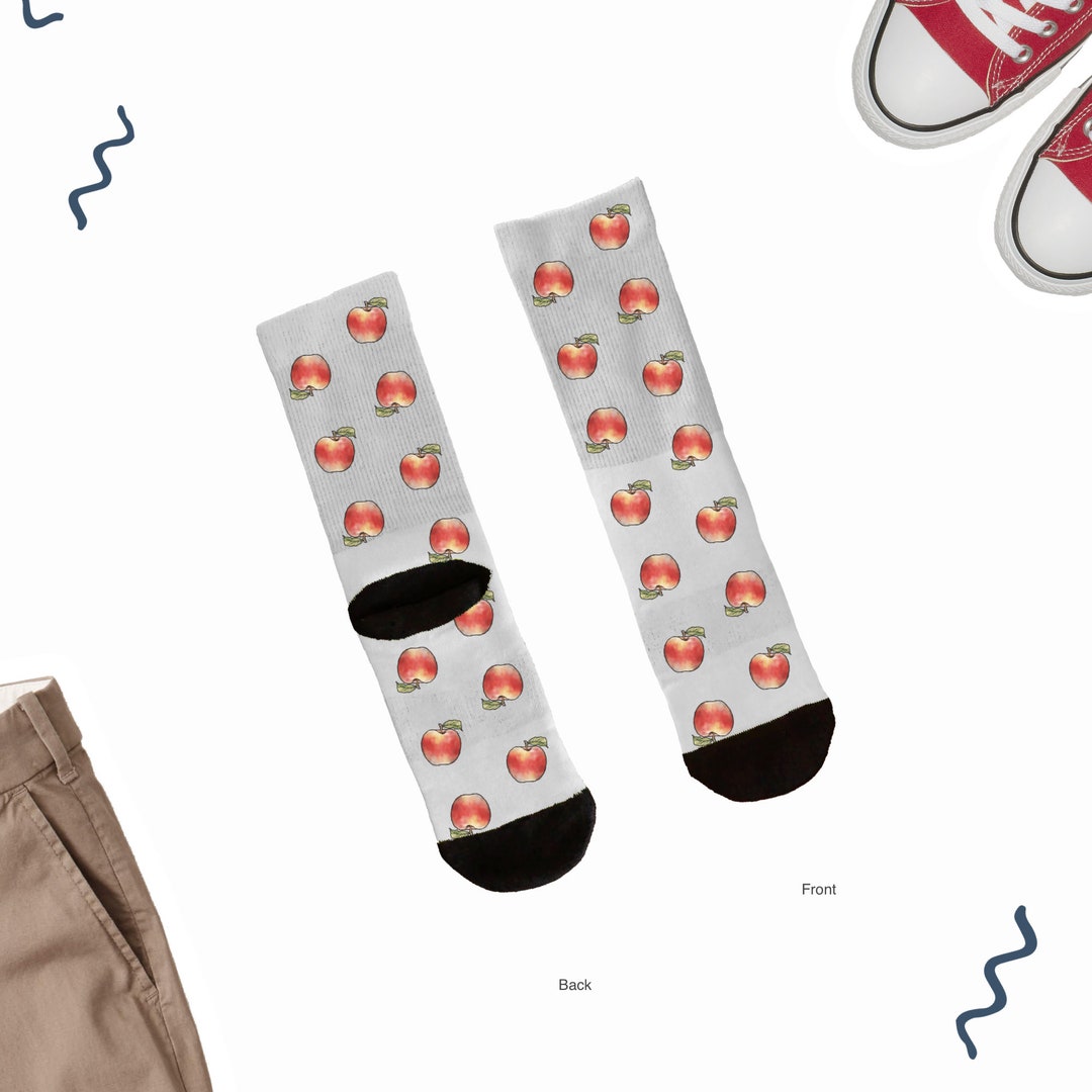 Apple Socks, Apples Socks, Cute Apple Socks, Cute Apple Socks, Apple ...
