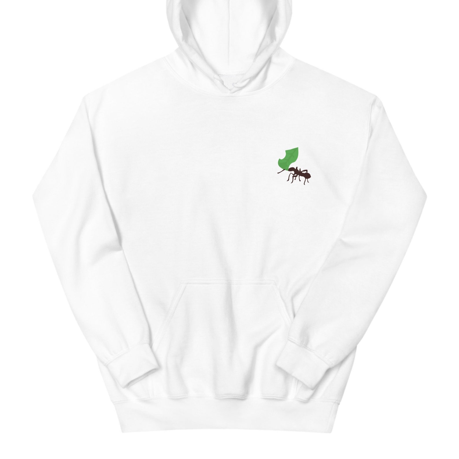 Ant Hoodie Cute Ant With Leaf Icon Hoodie Insect Ants - Etsy UK