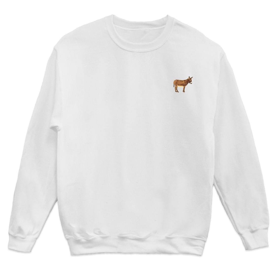 Donkey Sweatshirt // Donkey Sweater // Cute Donkey Sweatshirt // Donkey ...