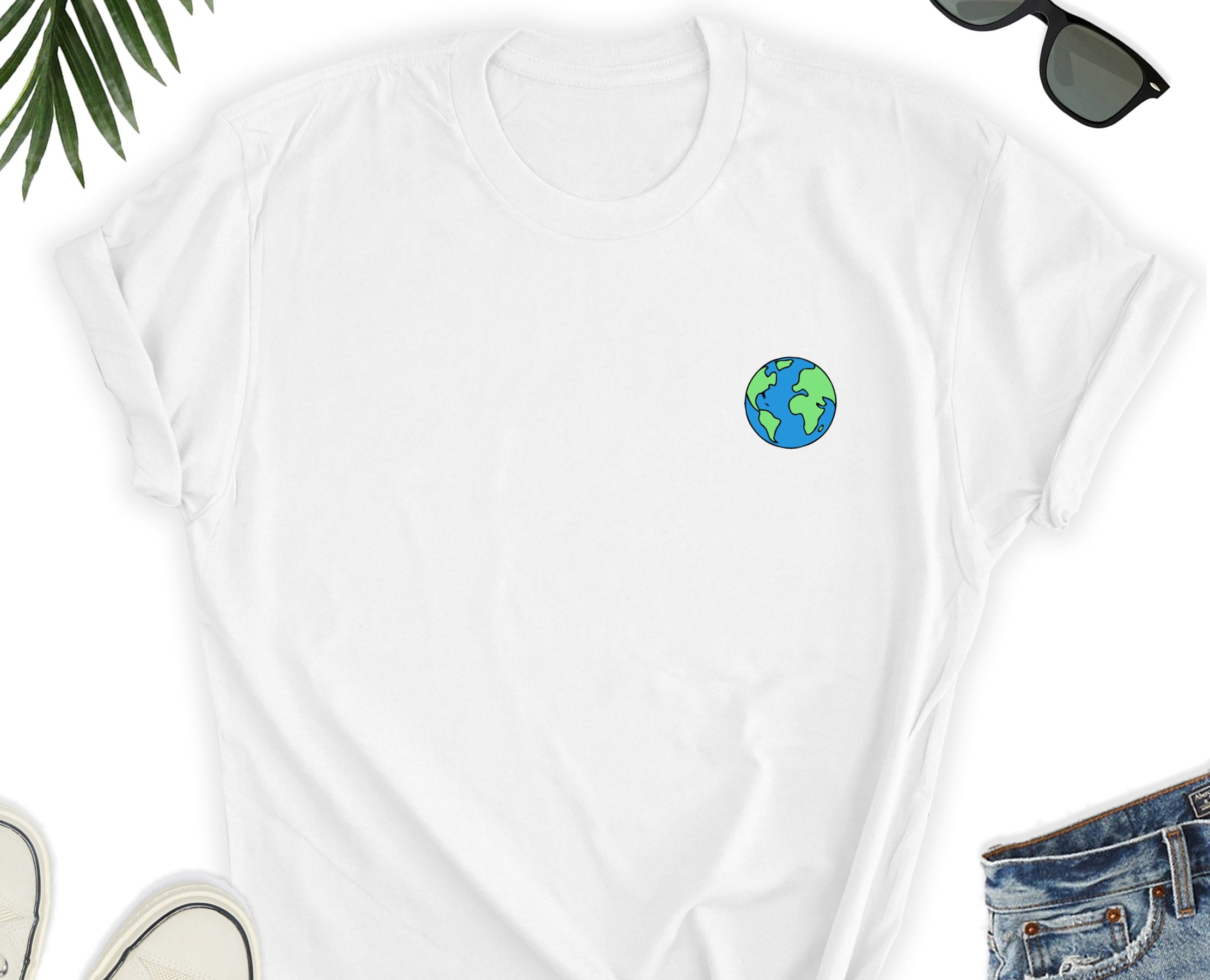 Earth Icon Shirt Cute Vegan Shirt Planet Icon Gift Earth - Etsy