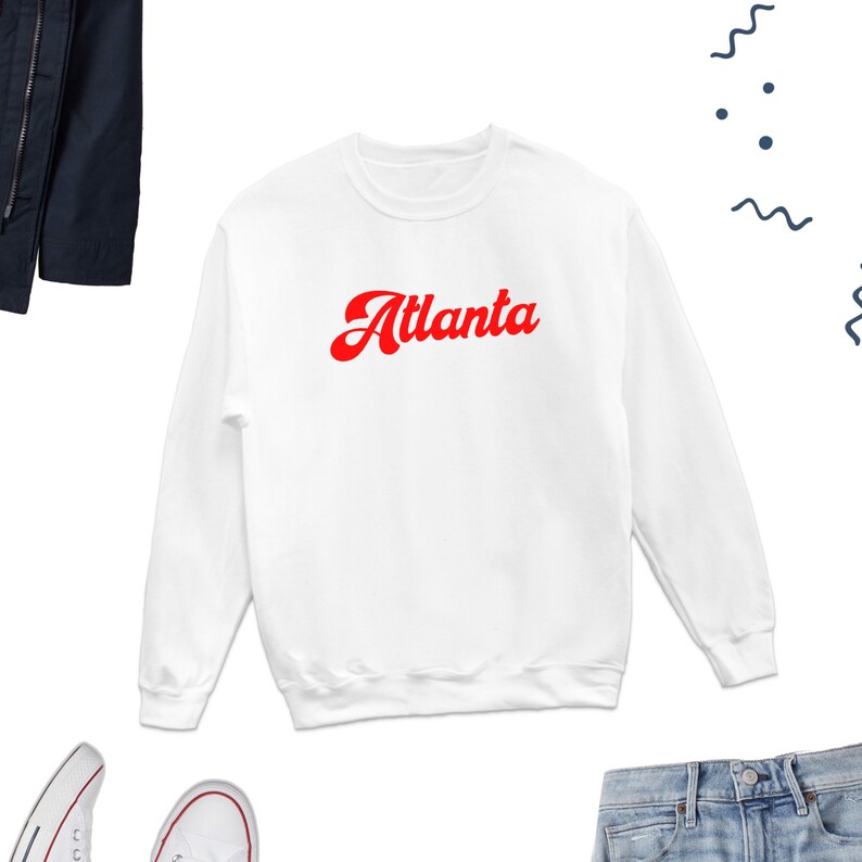 Atlanta Sweatshirt / Atlanta gift / Atlanta Sweater / Atlanta | Etsy