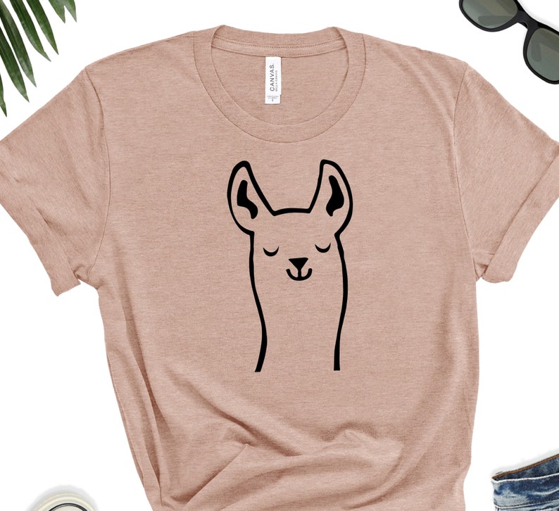 Llama T-shirt For Women / Cute Llama Shirt / Llama Shirt / | Etsy