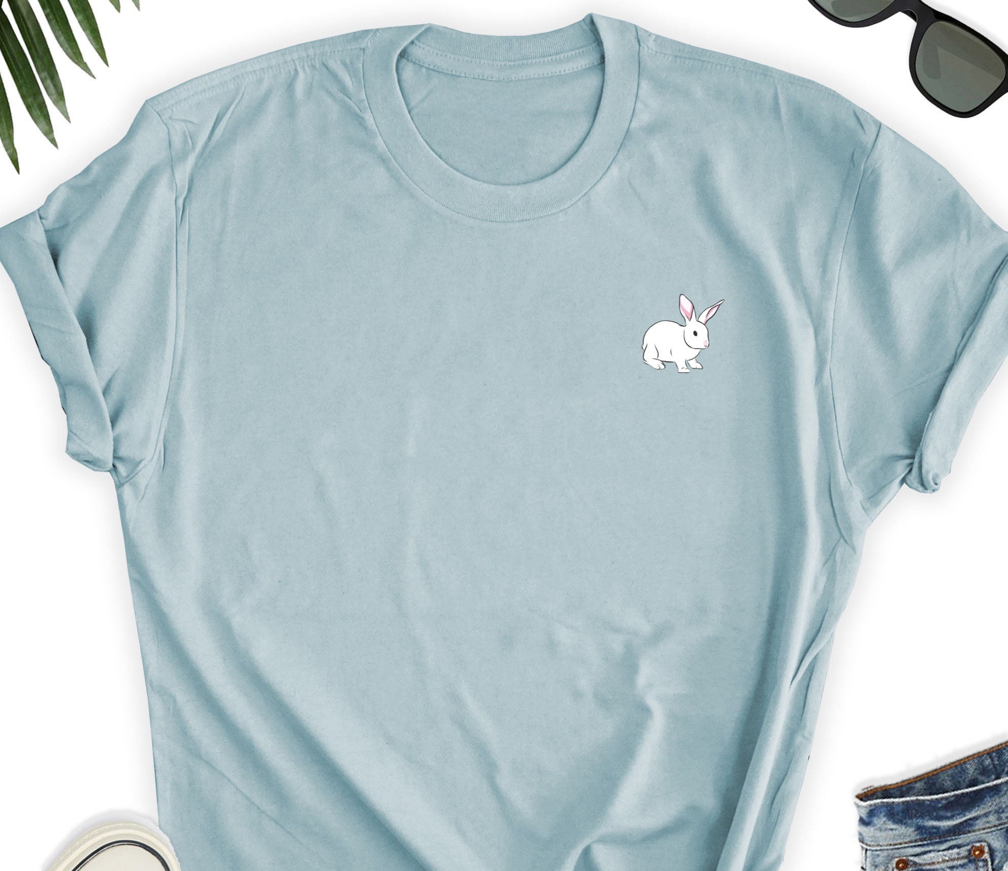 Rabbit Shirt // Bunny Shirt // Cute Bunny Tee // Bunny Top // - Etsy