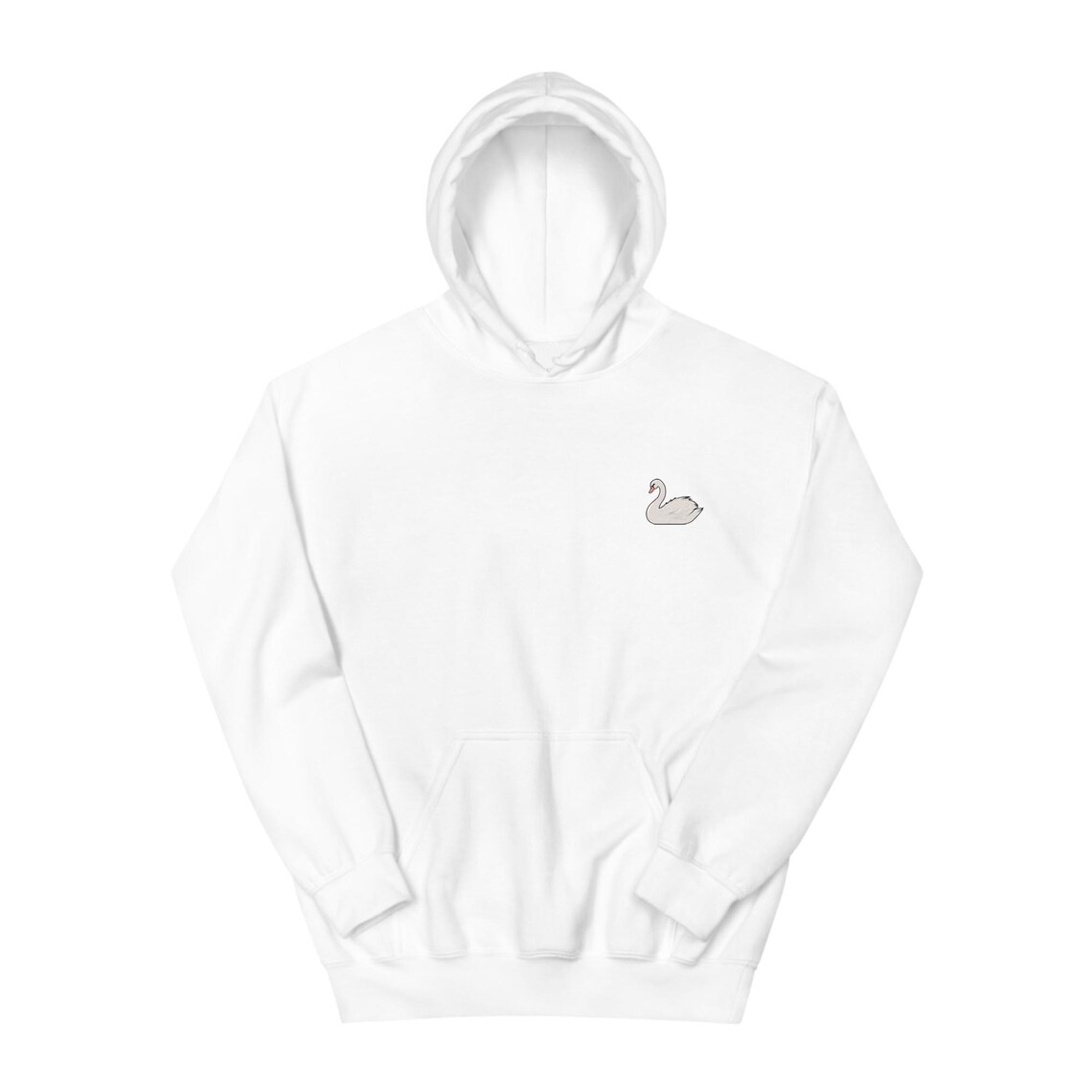 Swan Hoodie, Cute Swan Hoodie, Swan Lover Sweater, Swan Lover Friend ...