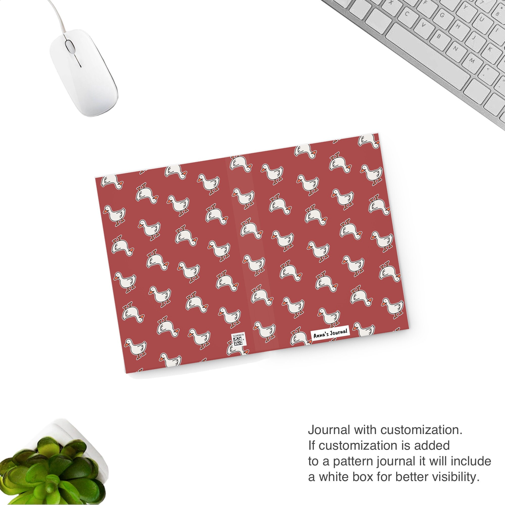 Duck Journal Spiral Notebooks Cute Duck Journal Gift for - Etsy