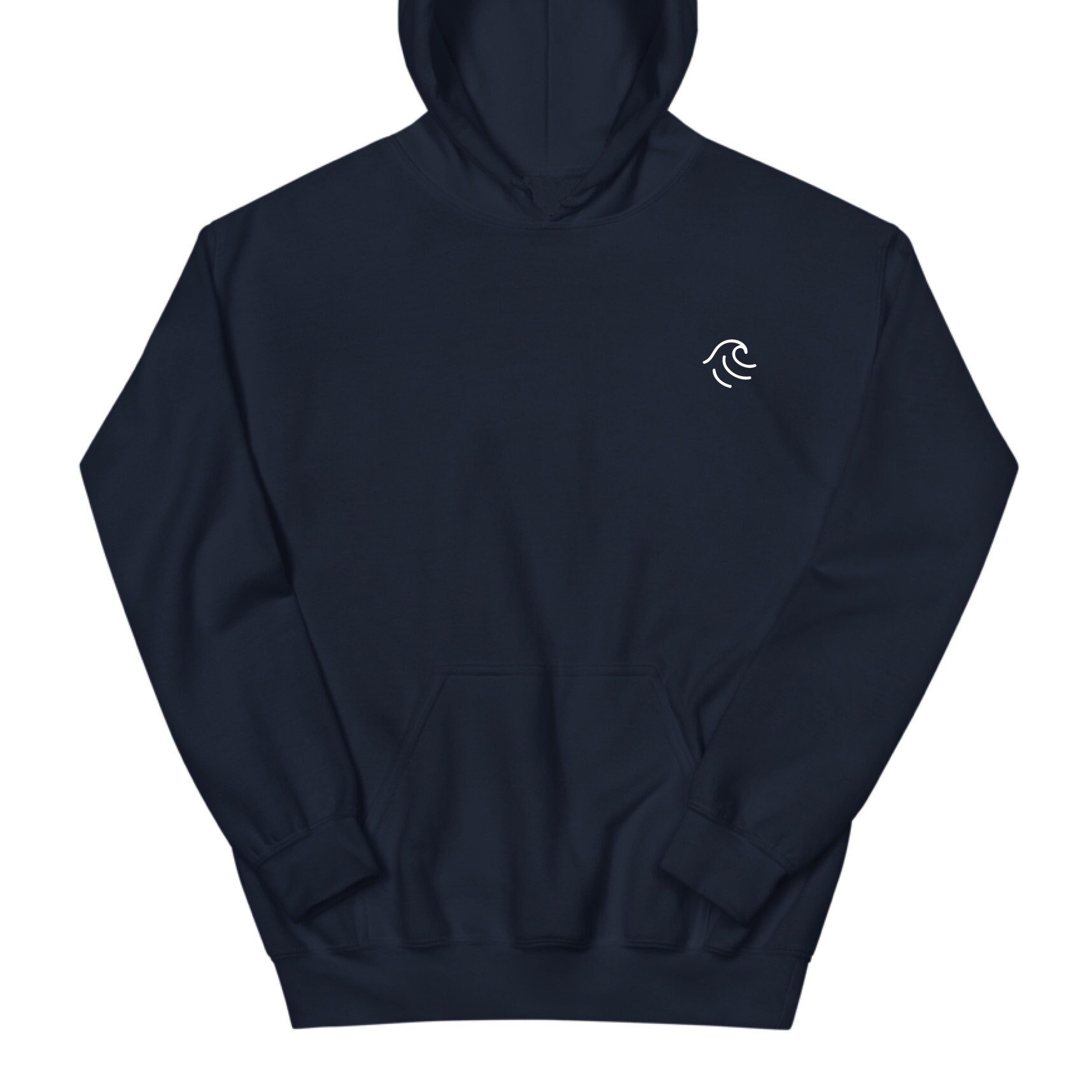 Wave Hoodie, Wave Icon Hoodie, Cute Wave Icon Sweater, Wave Lover Gift ...