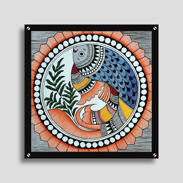 Folk Art Fish - Etsy